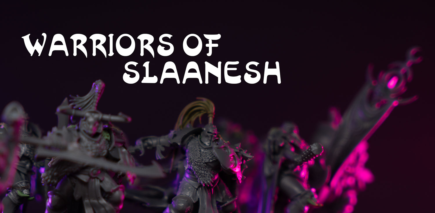 W.I.P. Wednesday: Slaanesh Warriors